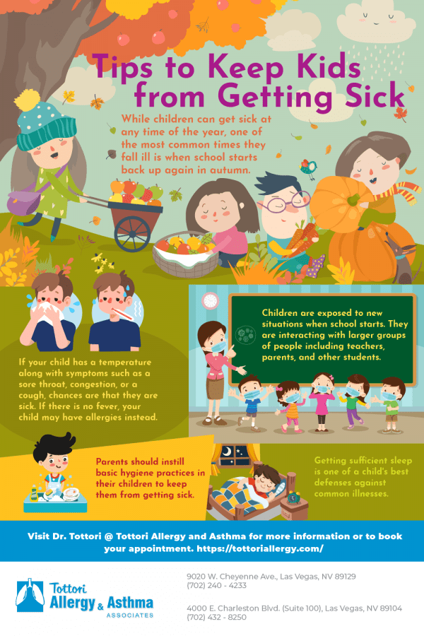 Tips to Keep Kids from Getting Sick - Tottori Allergy & Asthma Associates